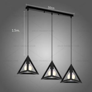 โคมไฟห้อยเพดาน MODEL : PDL-M82-3BL – Infinityspace Light & Decor