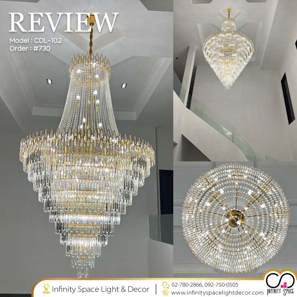 โคมไฟห้อยระย้า MODEL :: CDL-102 – Infinityspace Light & Decor